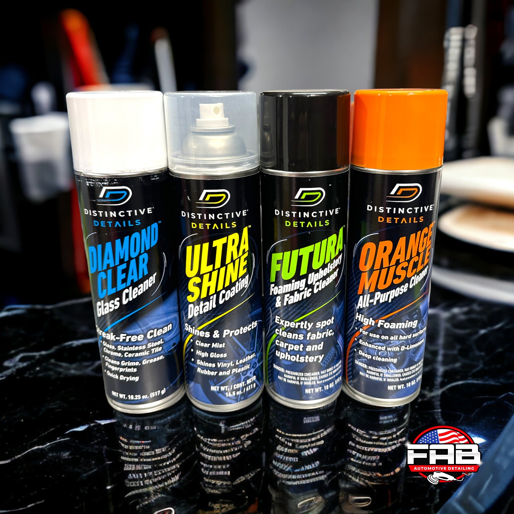 Distinctive Details Aerosol 4 Pack – FAB Detail Supplies